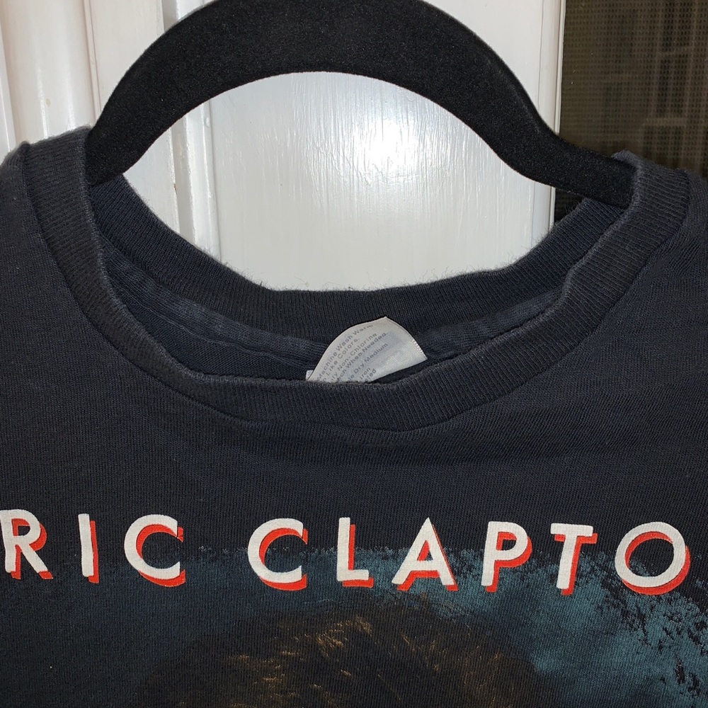 Eric Clapton Vintage Tour Merch Black: Shirt - Gem